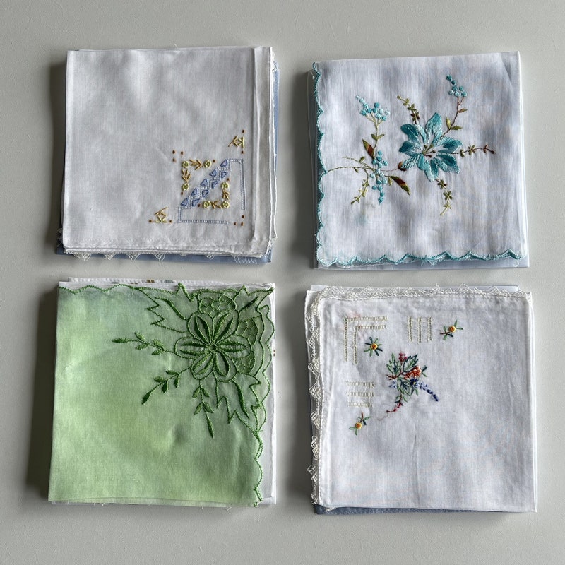 Vintage Handkerchief - Etsy