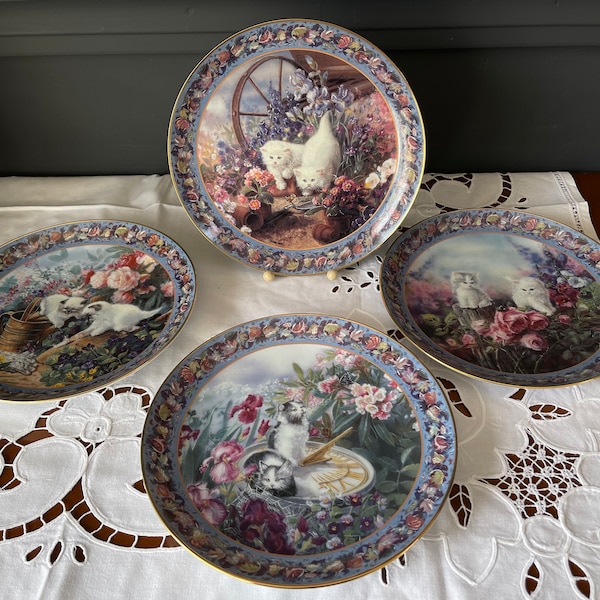 Cat Dinner Plates Set - Etsy