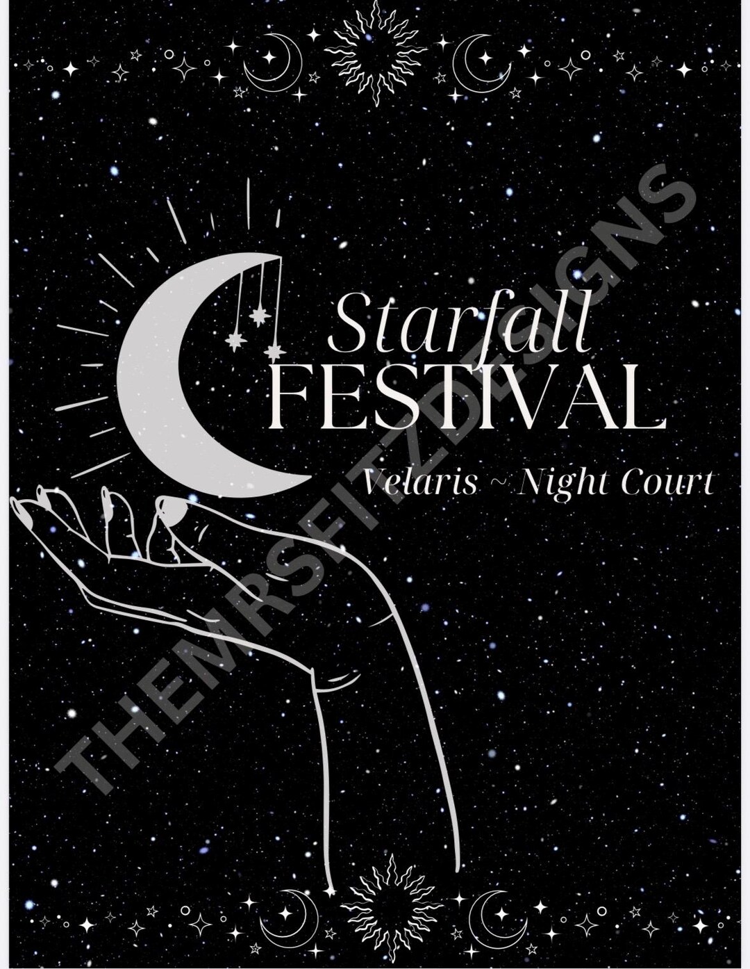 Starfall ACOTAR Digital Printable Poster - Etsy