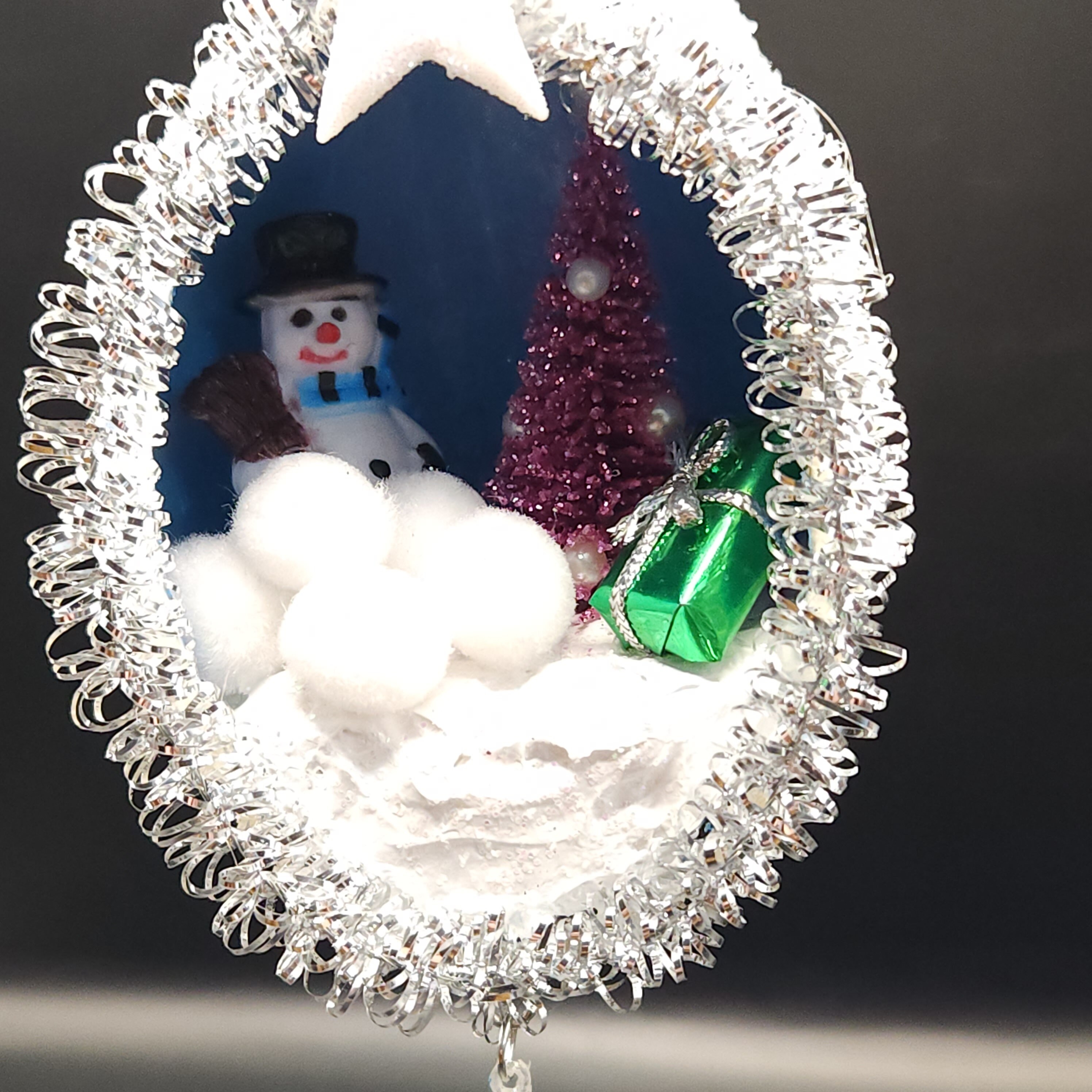 Hand Made Goose Egg Diorama Christmas Ornament - Etsy