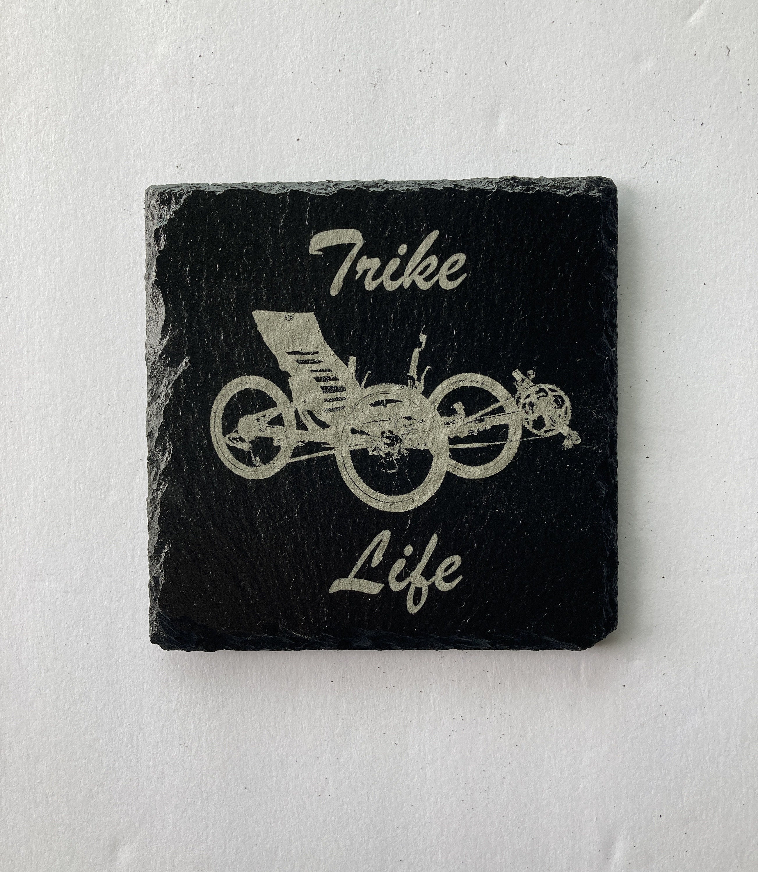Recumbent Trike Trike Life Slate Coaster Set of 4 - Etsy
