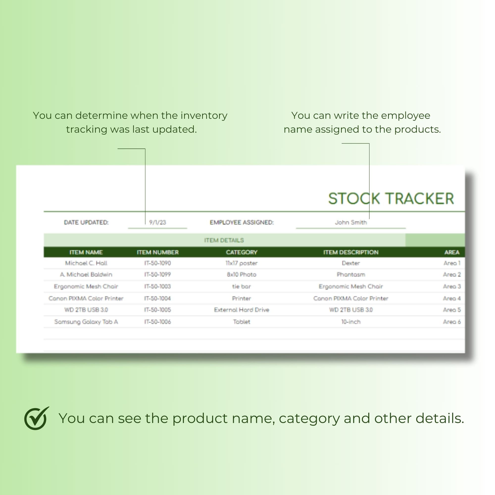 Small Business Inventory Tracker Spreadsheet | Google Sheets & Excel ...