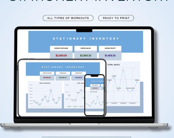 Inventory Management & Tracker for Materials and Products Inventory ...