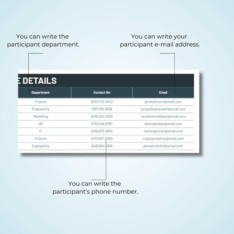 Attendance Tracker Printable, Colorful Attendance Sheet Template, Boho ...