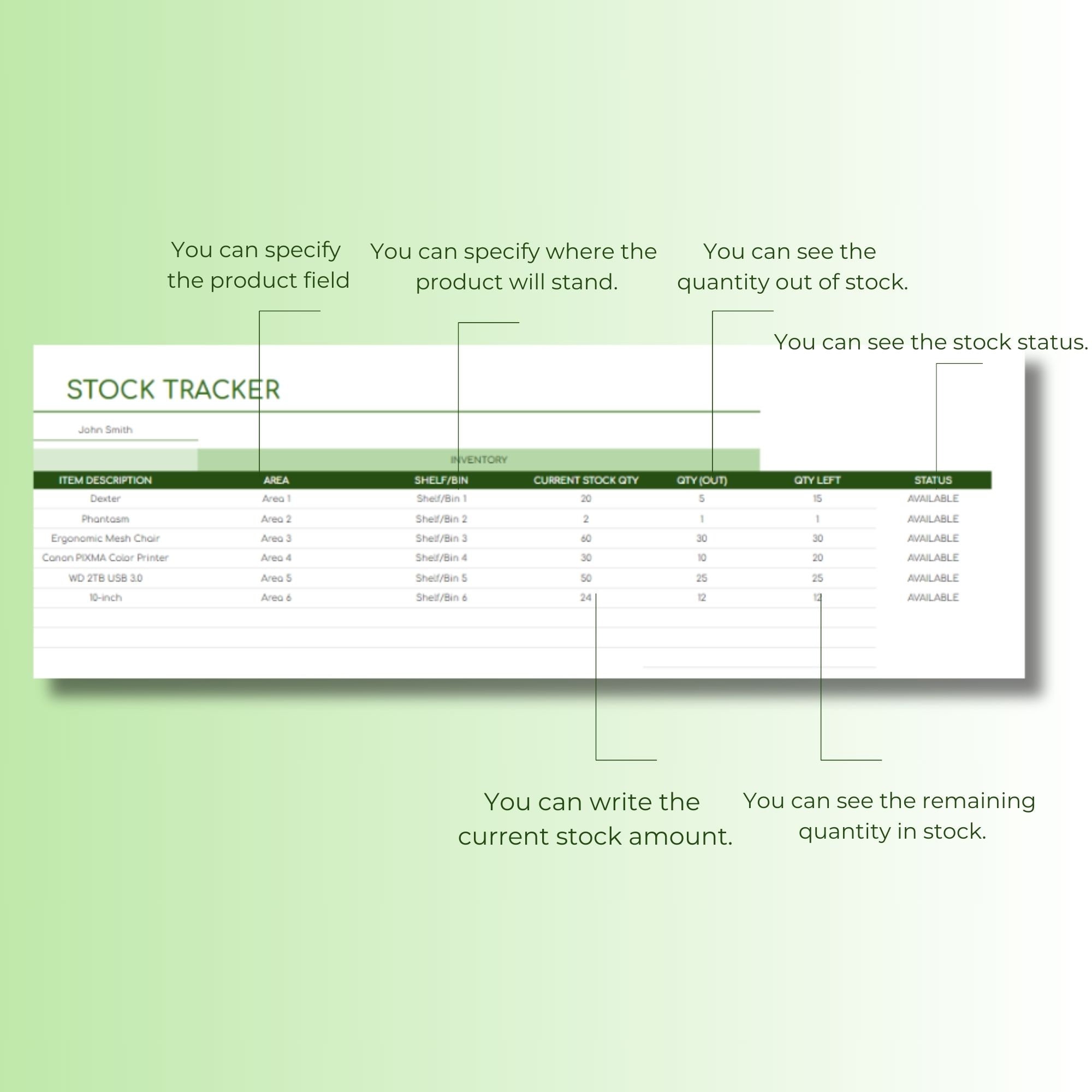 Small Business Inventory Tracker Spreadsheet | Google Sheets & Excel ...