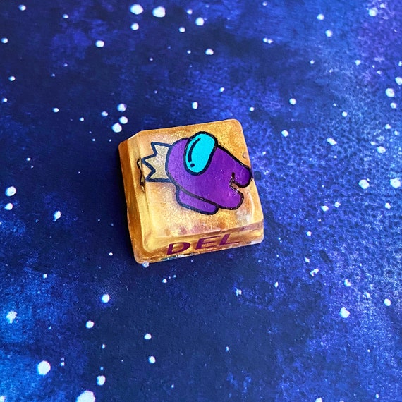 Among Us Custom Resin Keycaps Impostor Space Game Gamer Gaming | Etsy