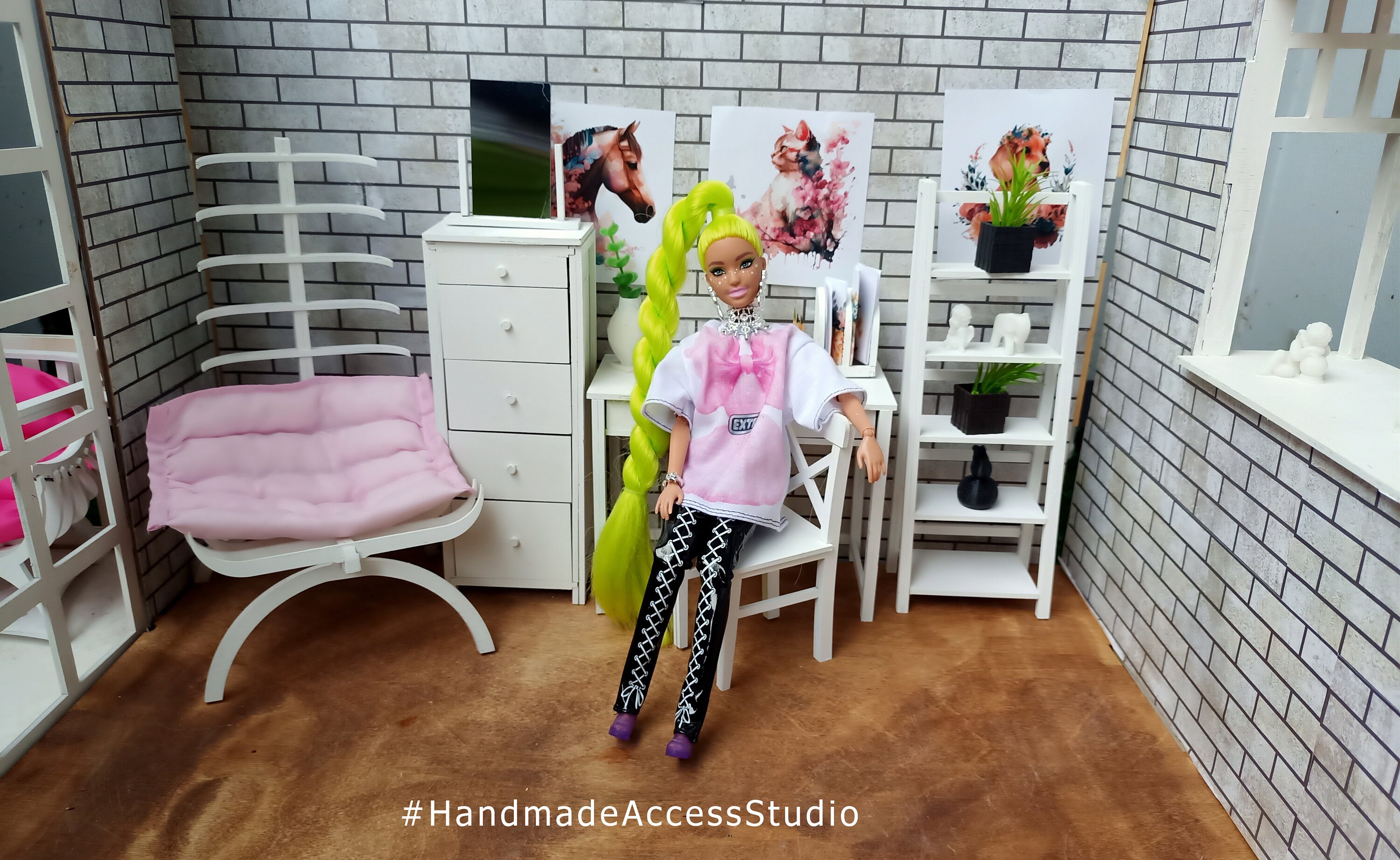 Miniature Doll Table for 1/6 Scale Dollhouse Furniture H033 - Etsy