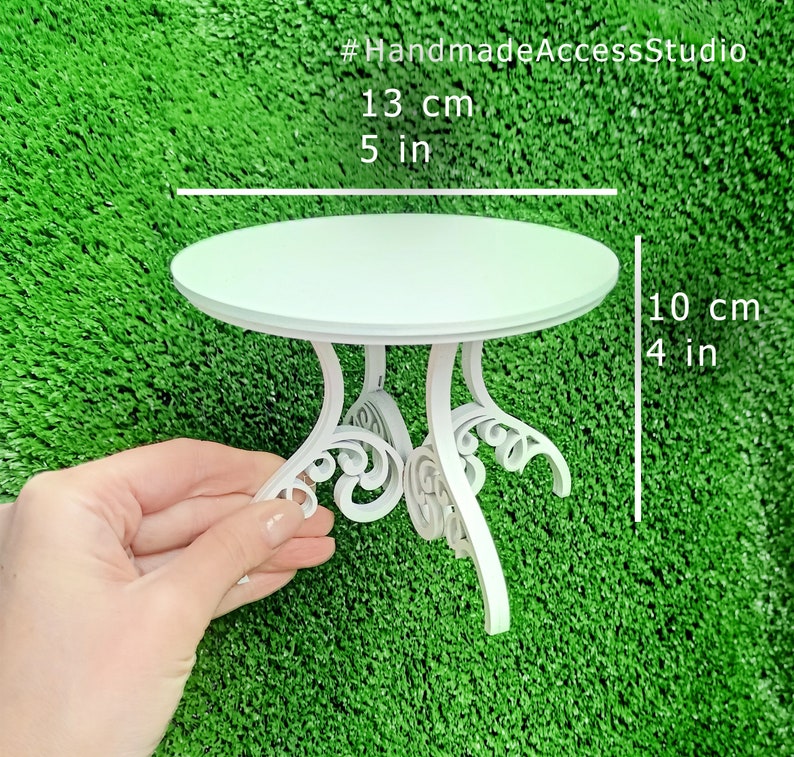 Miniature Doll Table for 1/6 Scale Dollhouse Furniture H028 - Etsy ...