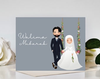 Personalised Walima Card Walima Mubarak Walima Party Nikkah - Etsy
