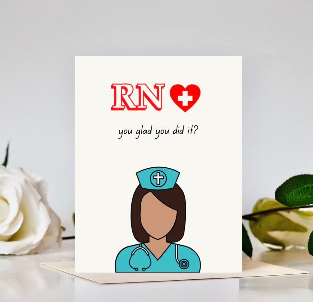 Graduation Card - Nursing (RN) - Etsy