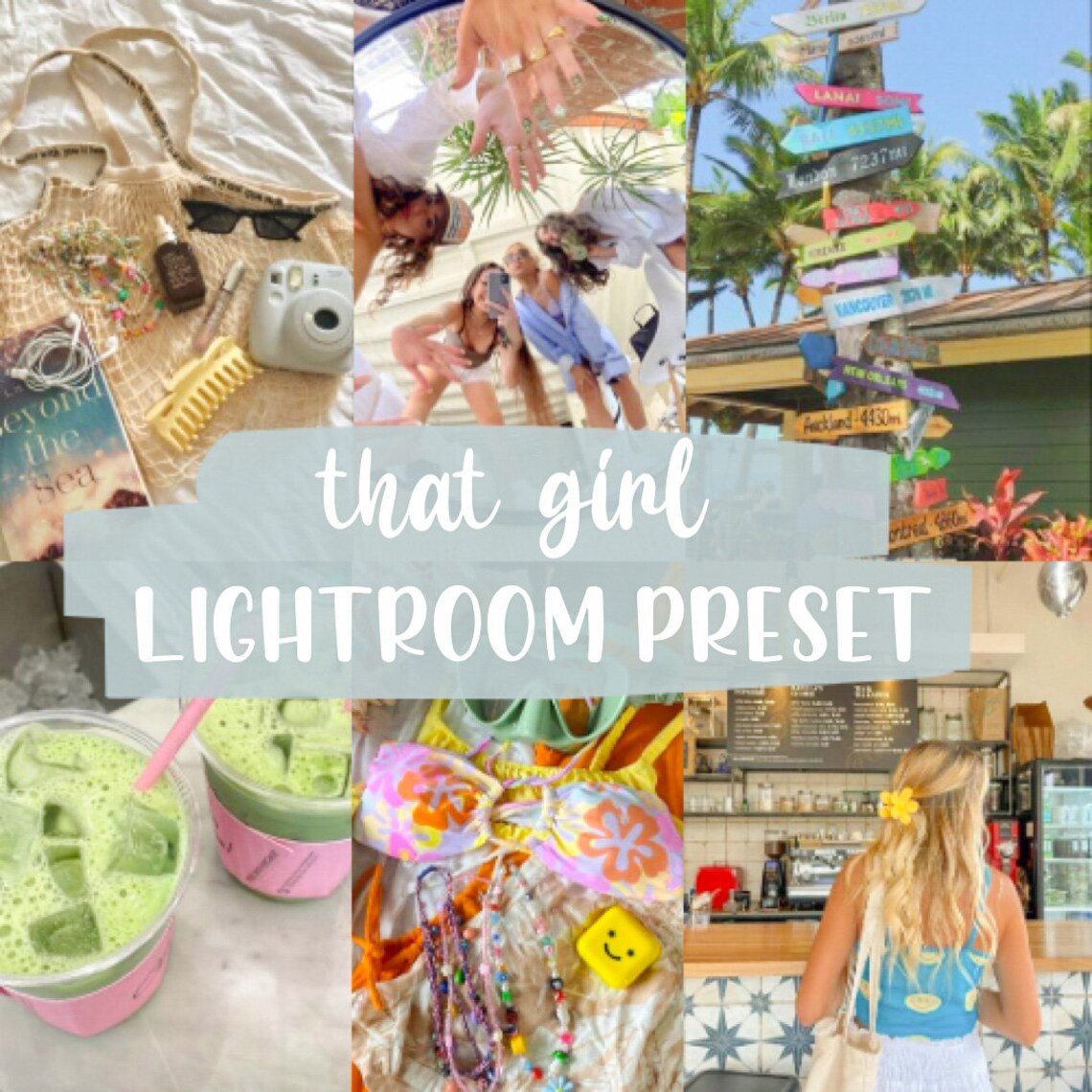 That Girl Lightroom Preset Aesthetic Filters That Girl Trend | Etsy