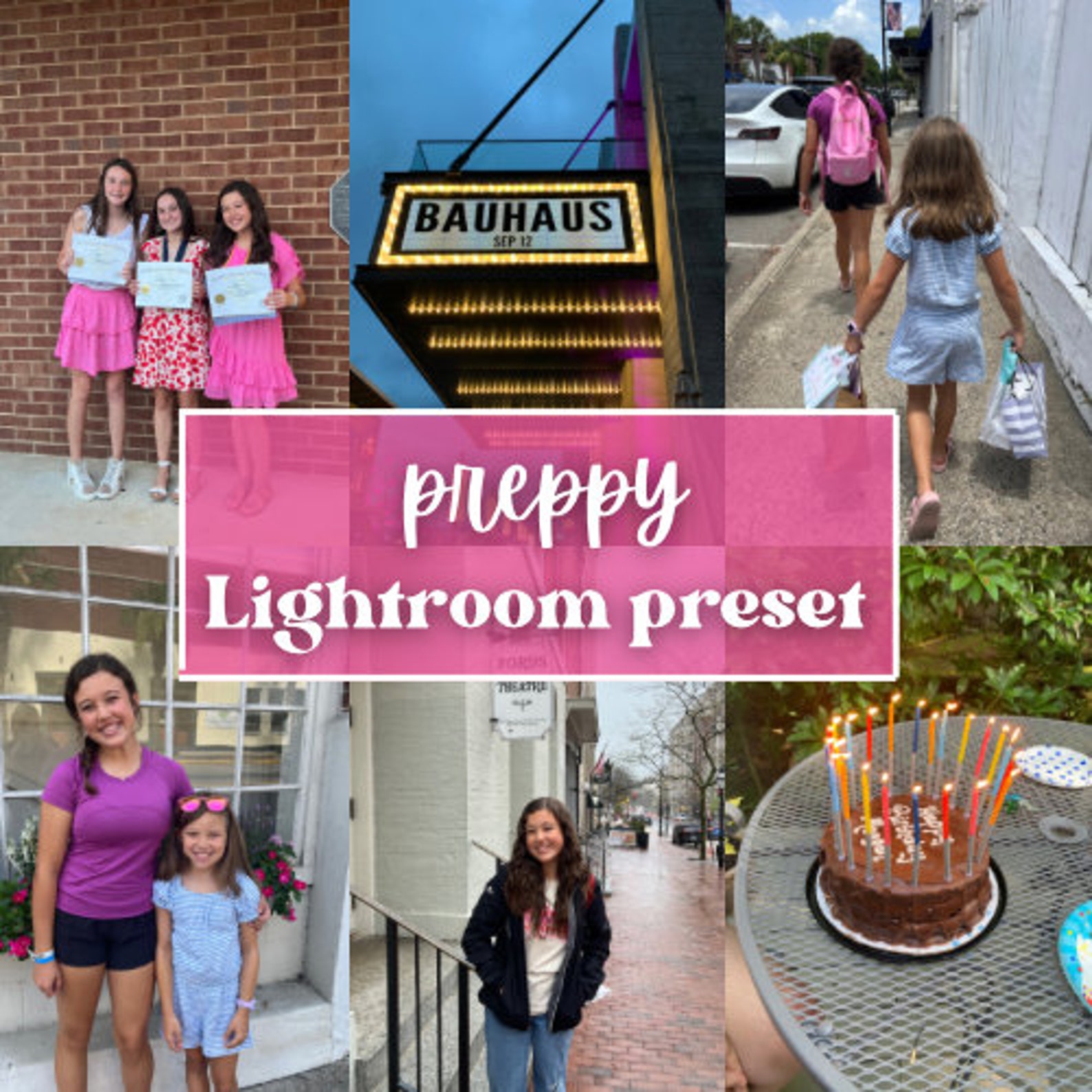 4 Preppy Lightroom Presets Preset Pack Preppy Presets - Etsy