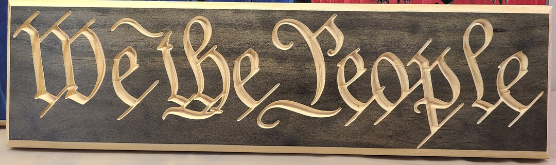We the People Sign - Etsy