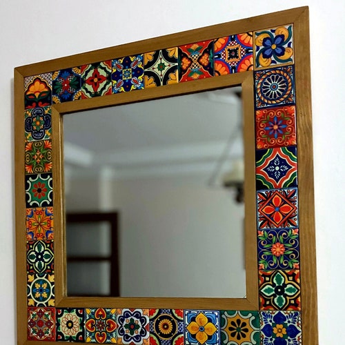 Ethnic Home Decor Mirrors Tile Mirror Bohemian Mirror - Etsy