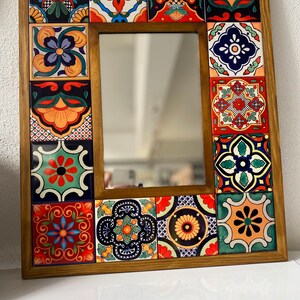 Ethnic Wall Mirror, Talavera Mirror, Mexican Mirror, Wall Decor, Wall ...