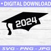 Graduation Cap 2024, Graduation SVG, Cap With Year, Graduations Cap ...