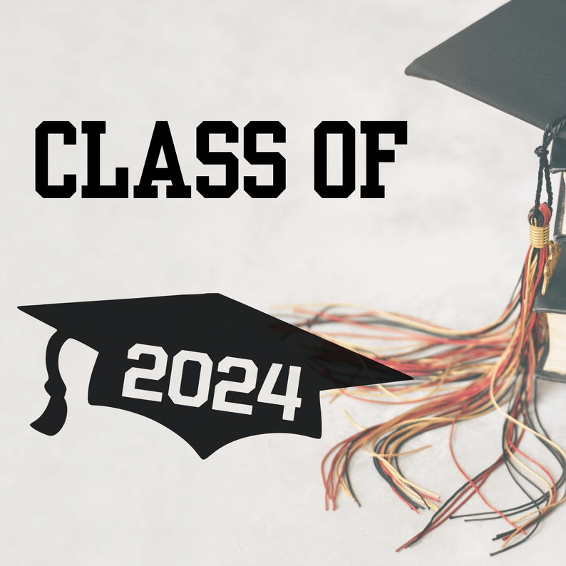 Graduation Cap 2024, Graduation SVG, Cap With Year, Graduations Cap ...