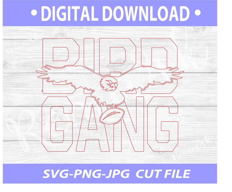 Bird Gang SVG / Bird Gang Knock Out File / Punch Out File / No ...