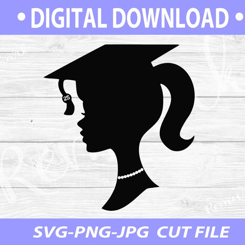 Black Girl Graduation Svg - Etsy