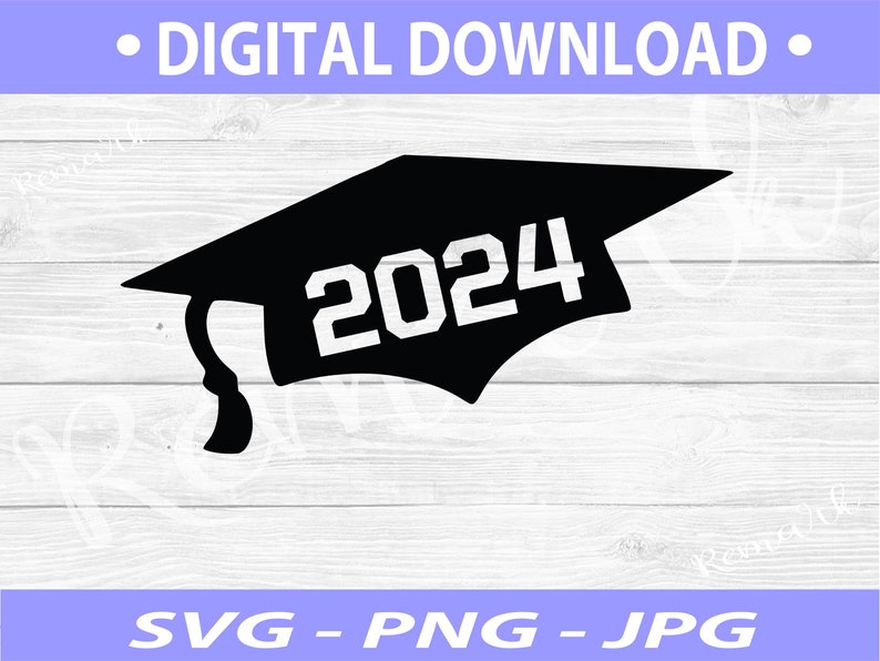 Graduation Cap 2024, Graduation SVG, Cap With Year, Graduations Cap ...