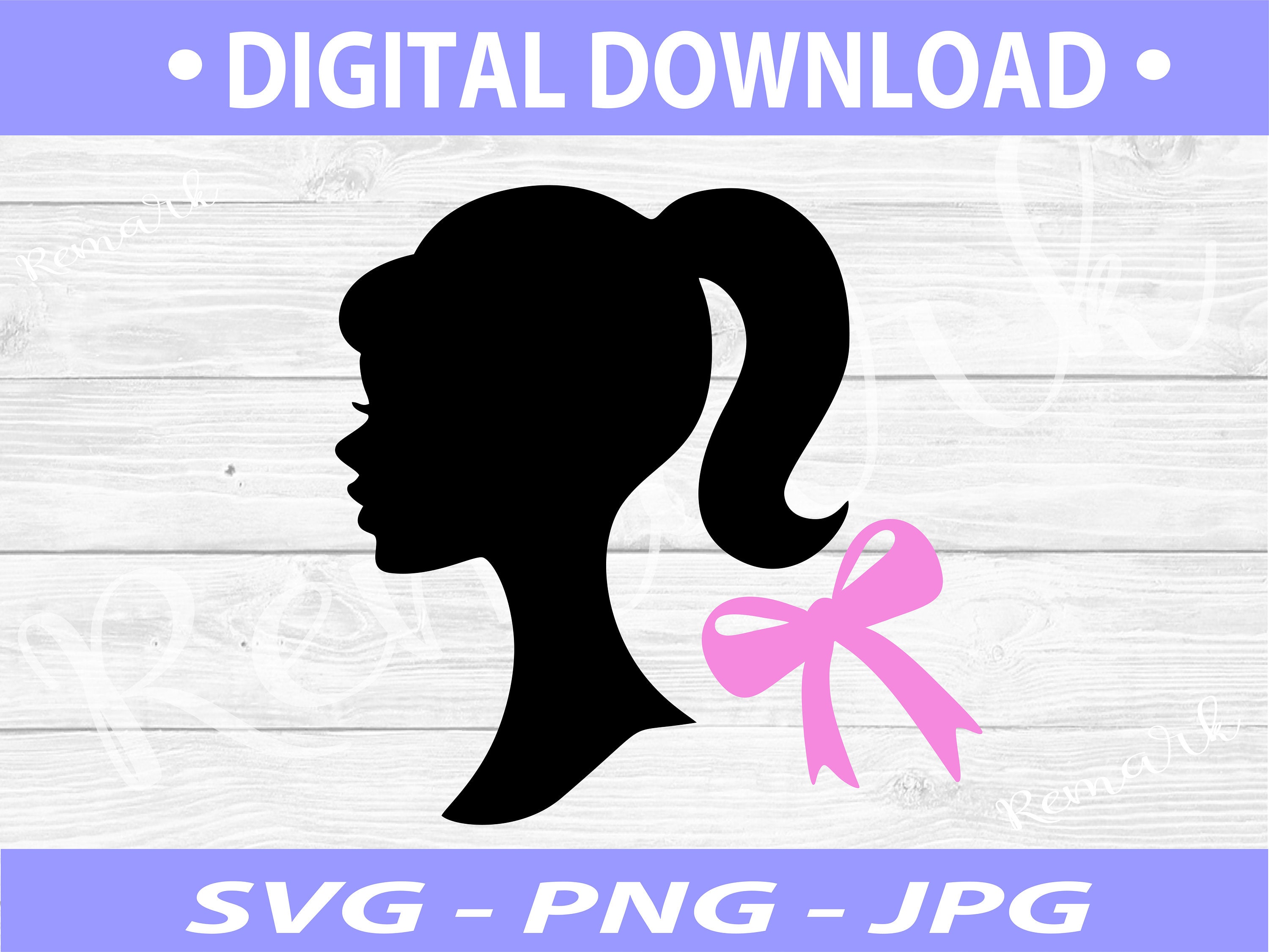 Doll Design, Girl Silhouette SVG, Silhouette SVG, - Etsy