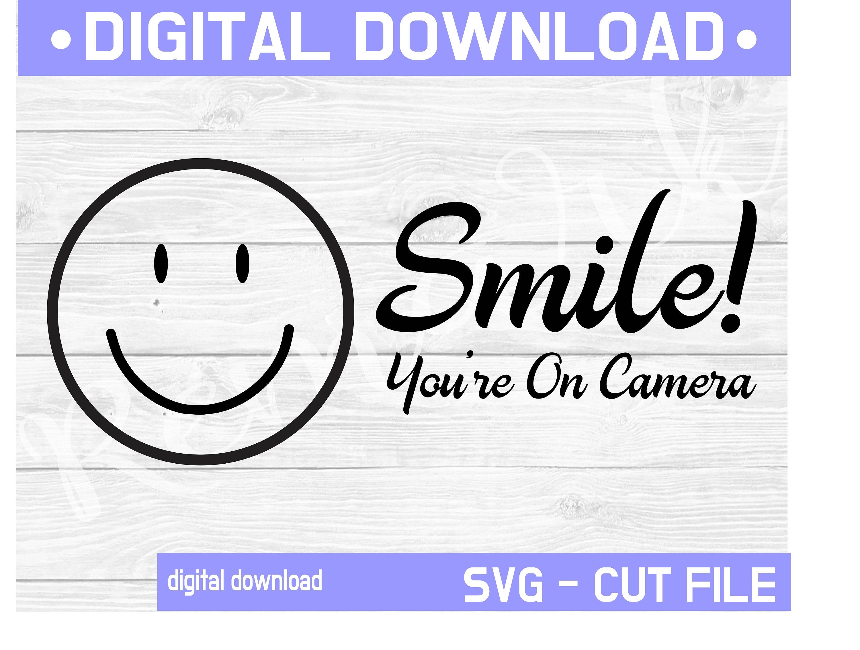 Smile You're on Camera SVG, Funny Doormat SVG, Funny Welcome Mat Svg ...