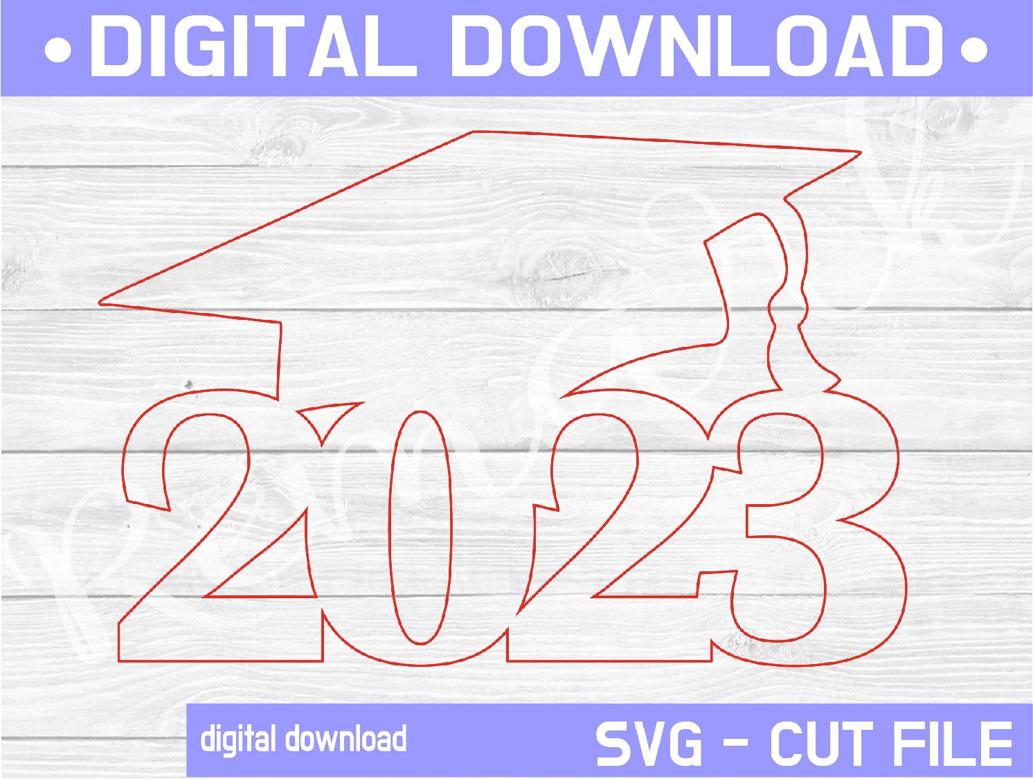 Graduation Cap With 2022 / Graduation SVG / Cap With Year / - Etsy