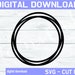 Thick Triple Layered Circle Frame, Triple Circle, Circle Frame, Frame ...