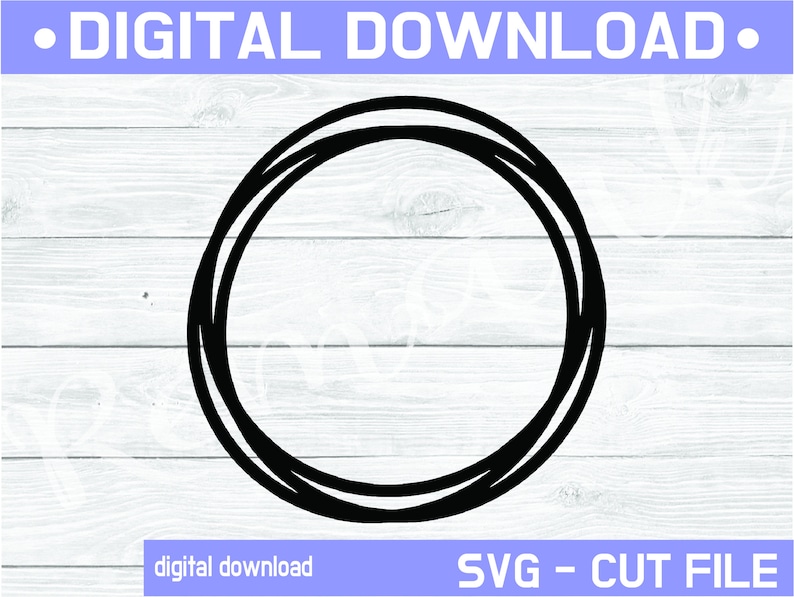 Thick Triple Layered Circle Frame, Triple Circle, Circle Frame, Frame ...