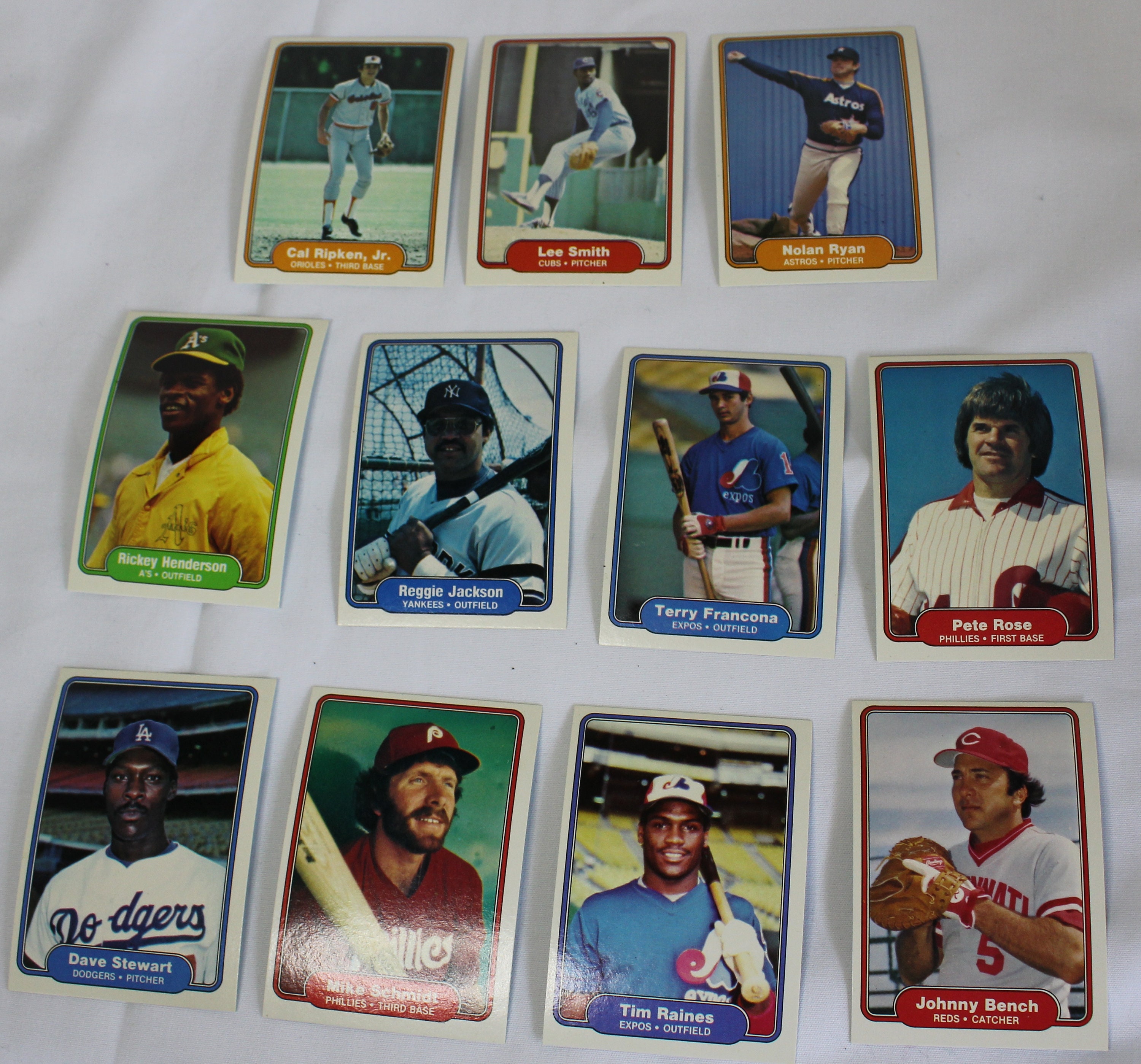 Complete Set of 1982 Fleer Baseball Cards - Etsy