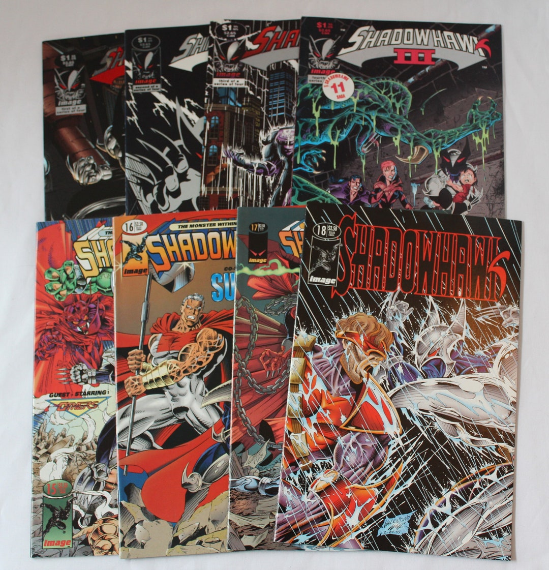 Shadowhawk III All Comics in a Series of Four and Shadowhawk - Etsy