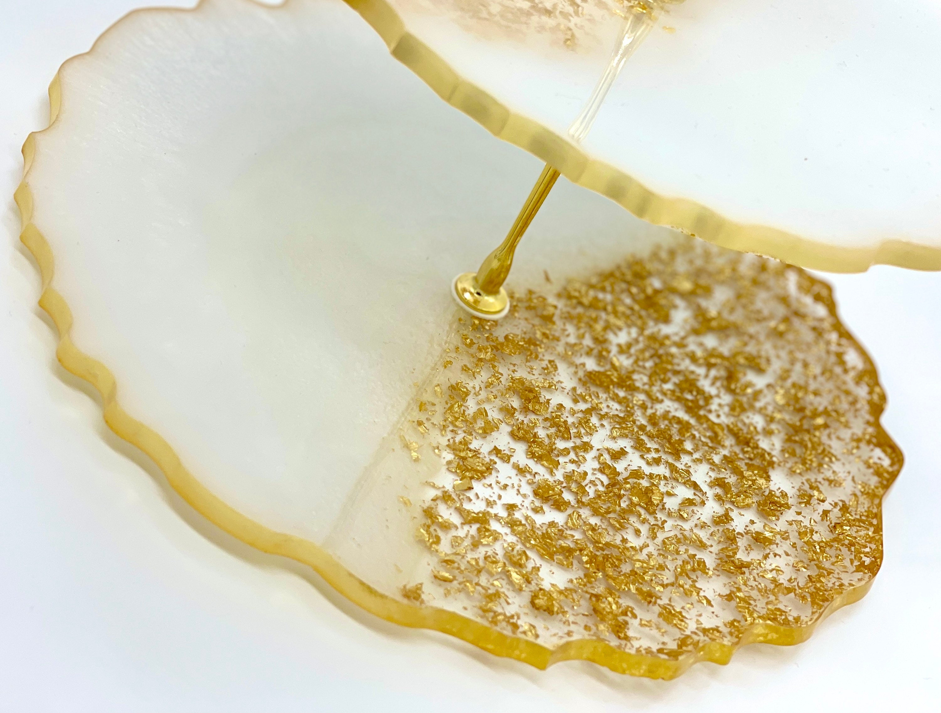 Handmade 3 Tier Resin Stand | Afternoon Tea Stand | Cake/dessert Stand ...