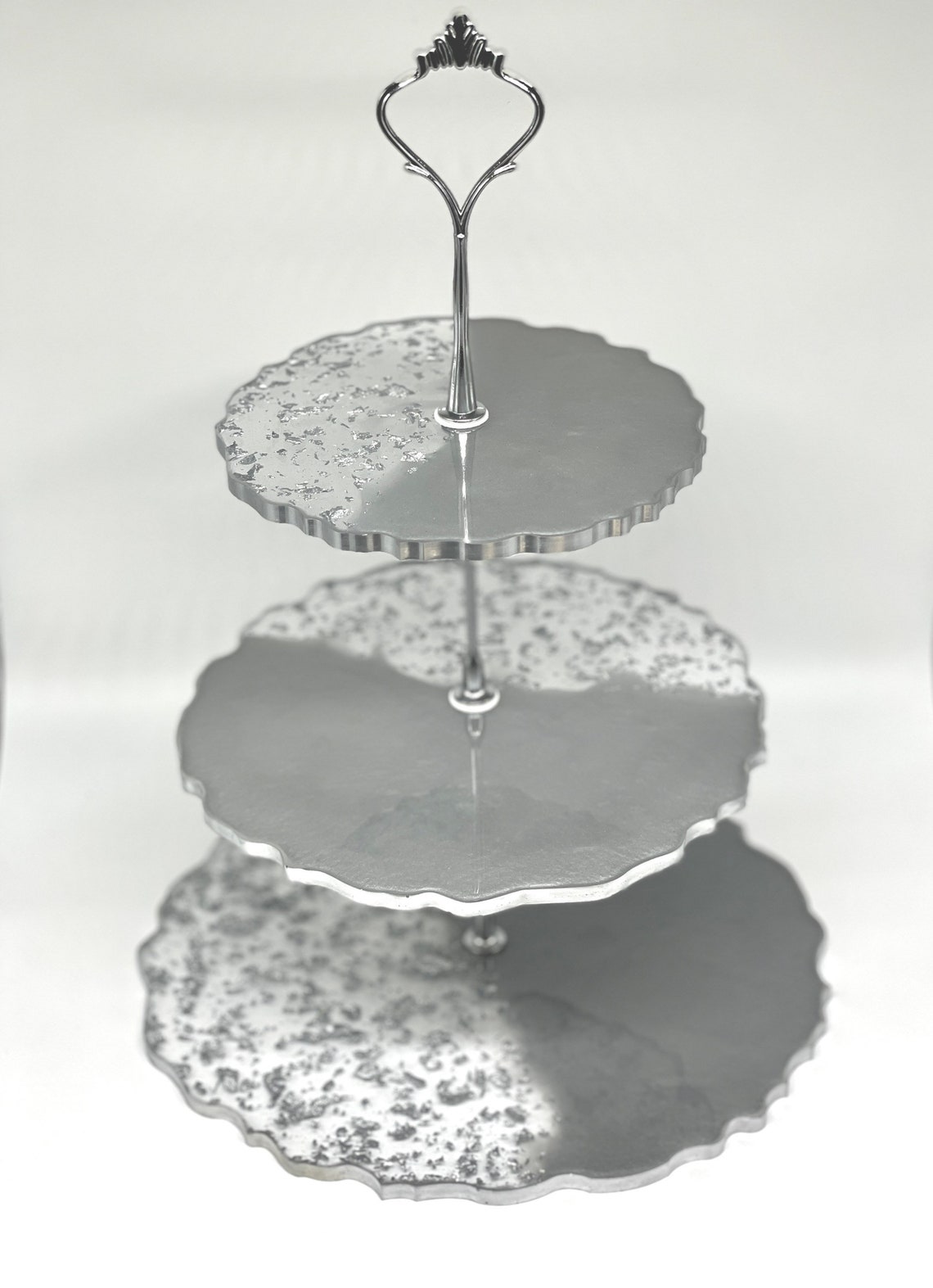 Handmade 3 Tier Resin Stand | Afternoon Tea Stand | Cake/dessert Stand ...