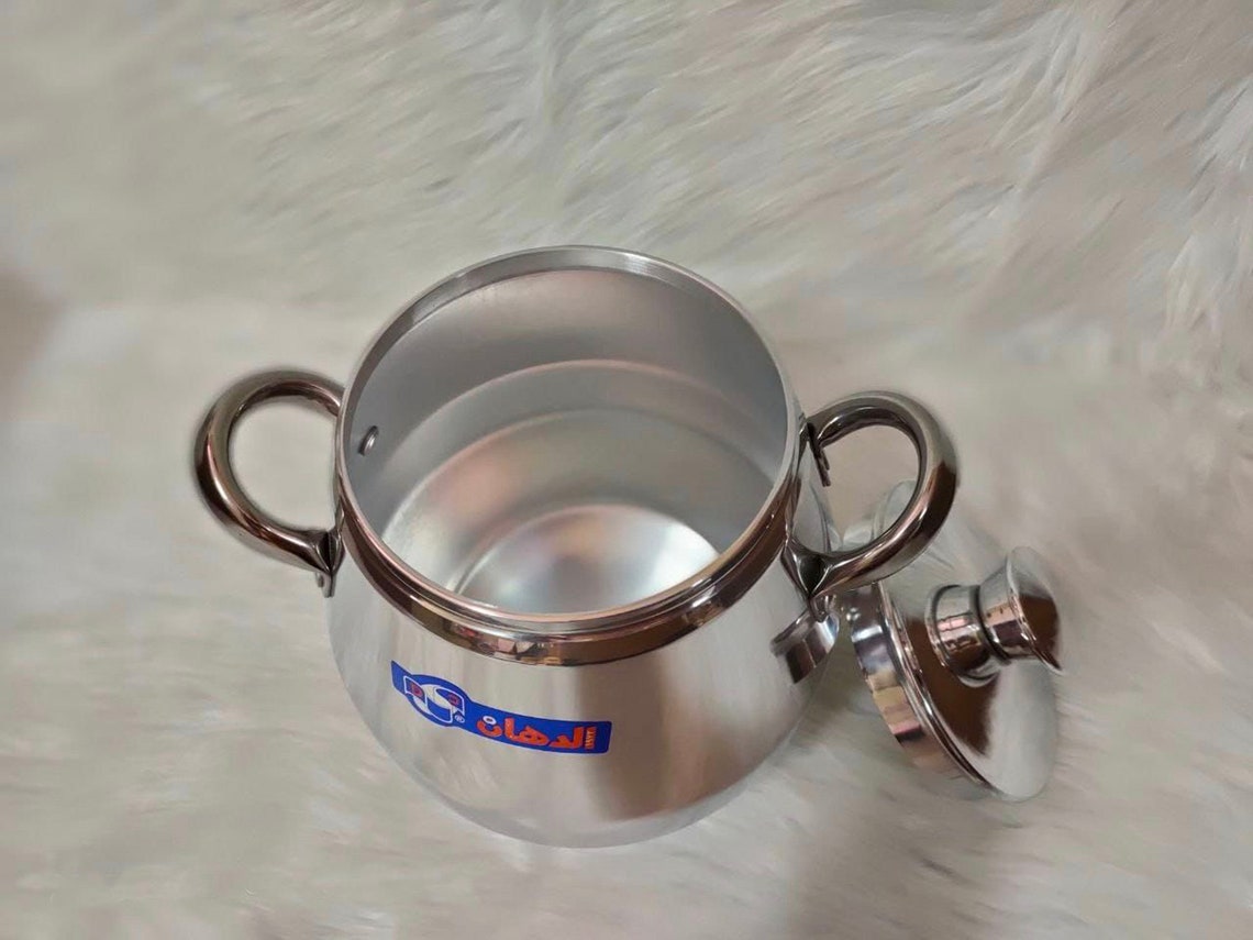 Foul Mudamms Pot, Ramadan Beans Cooking Pot With S.S. Handle Aluminum ...