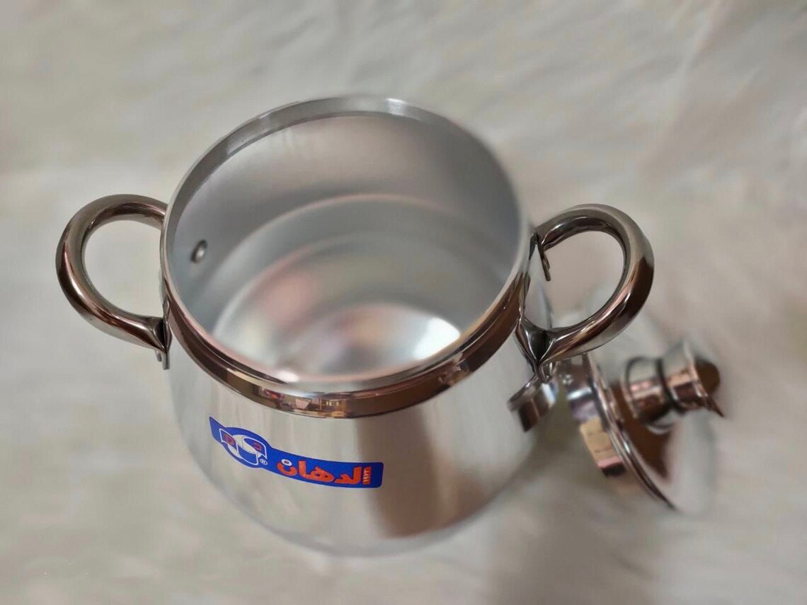 Foul Mudamms Pot, Ramadan Beans Cooking Pot With S.S. Handle Aluminum ...