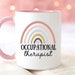 Occupational Therapist Mug, Rainbow Design, Two Toned 11oz - Etsy