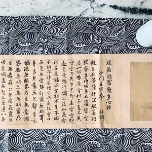 Handwritten the Heart Sutra - Buddhism - Vintage Japanese Chinese ...