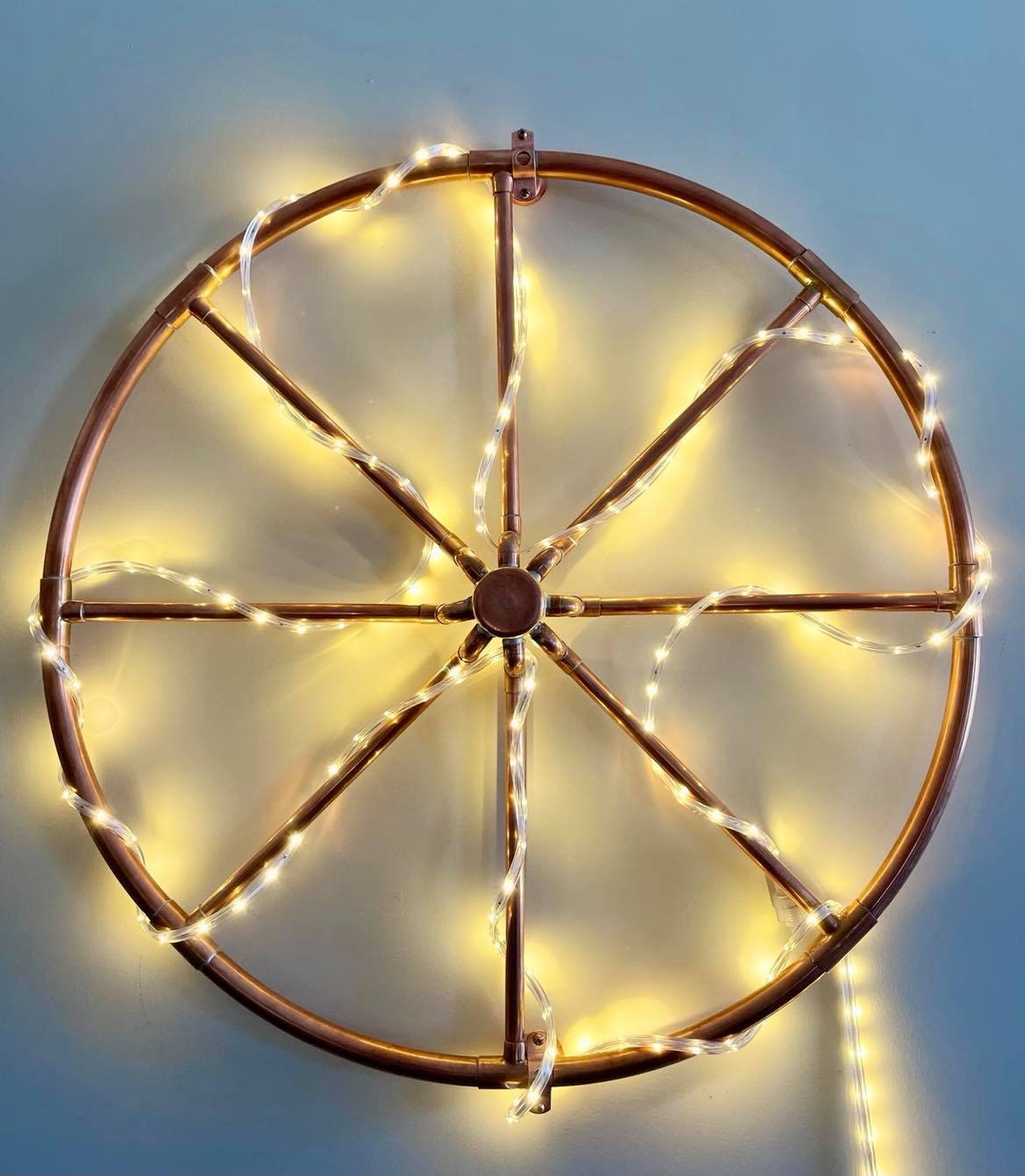 The Original Copper Wagon Wheel - Etsy