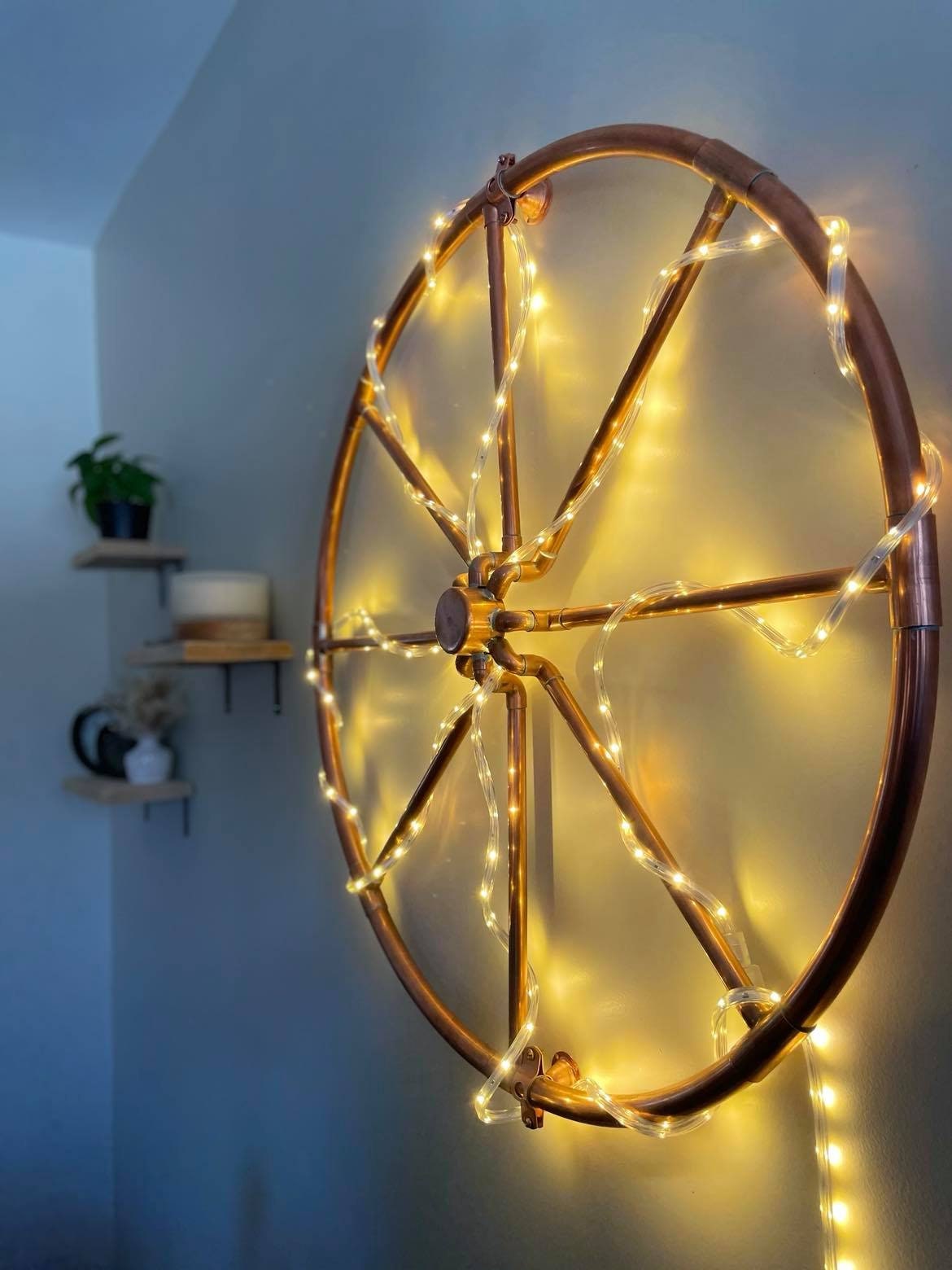 The Original Copper Wagon Wheel - Etsy