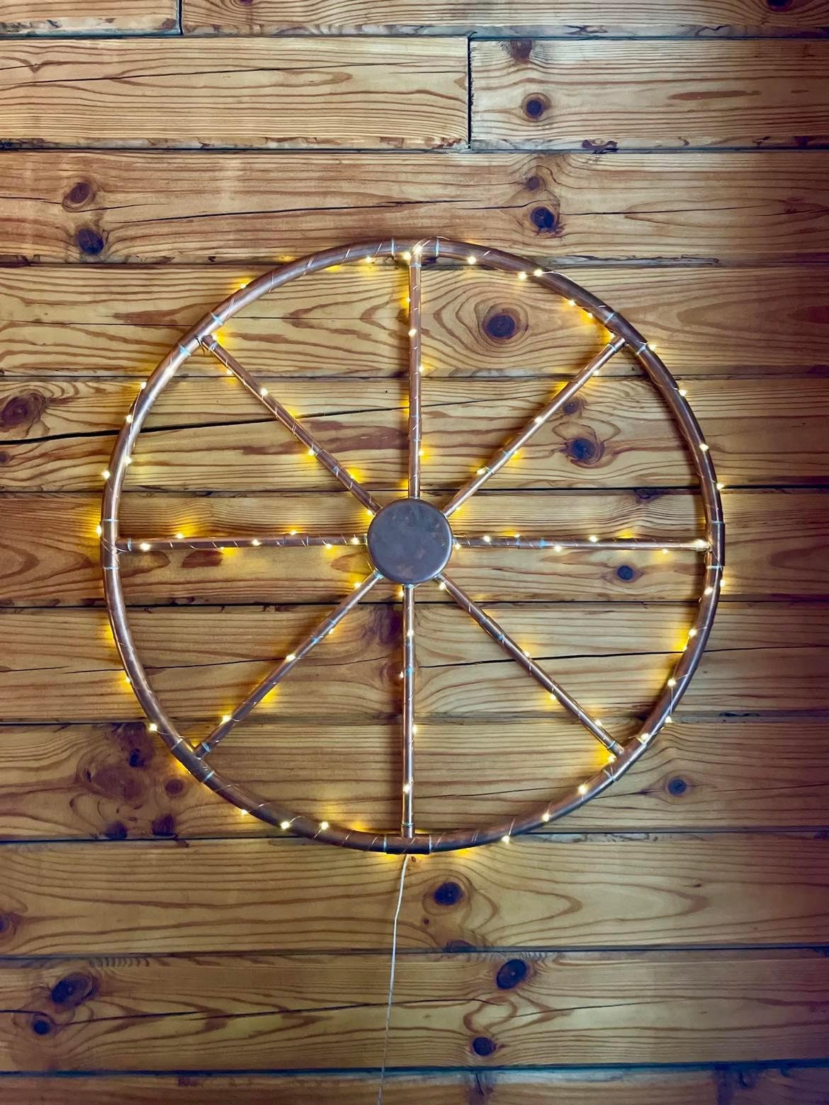 The Original Copper Wagon Wheel - Etsy