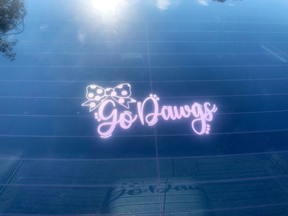 Go Dawgs Georgia Bulldogs Decal - Etsy