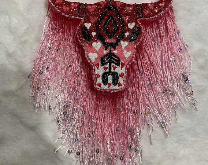 Valentines Day Pink Glittery Aroma Bead Car Freshie Heart Shape Lip ...