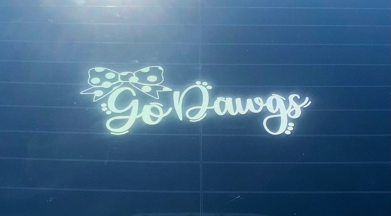 Go Dawgs Georgia Bulldogs Decal - Etsy