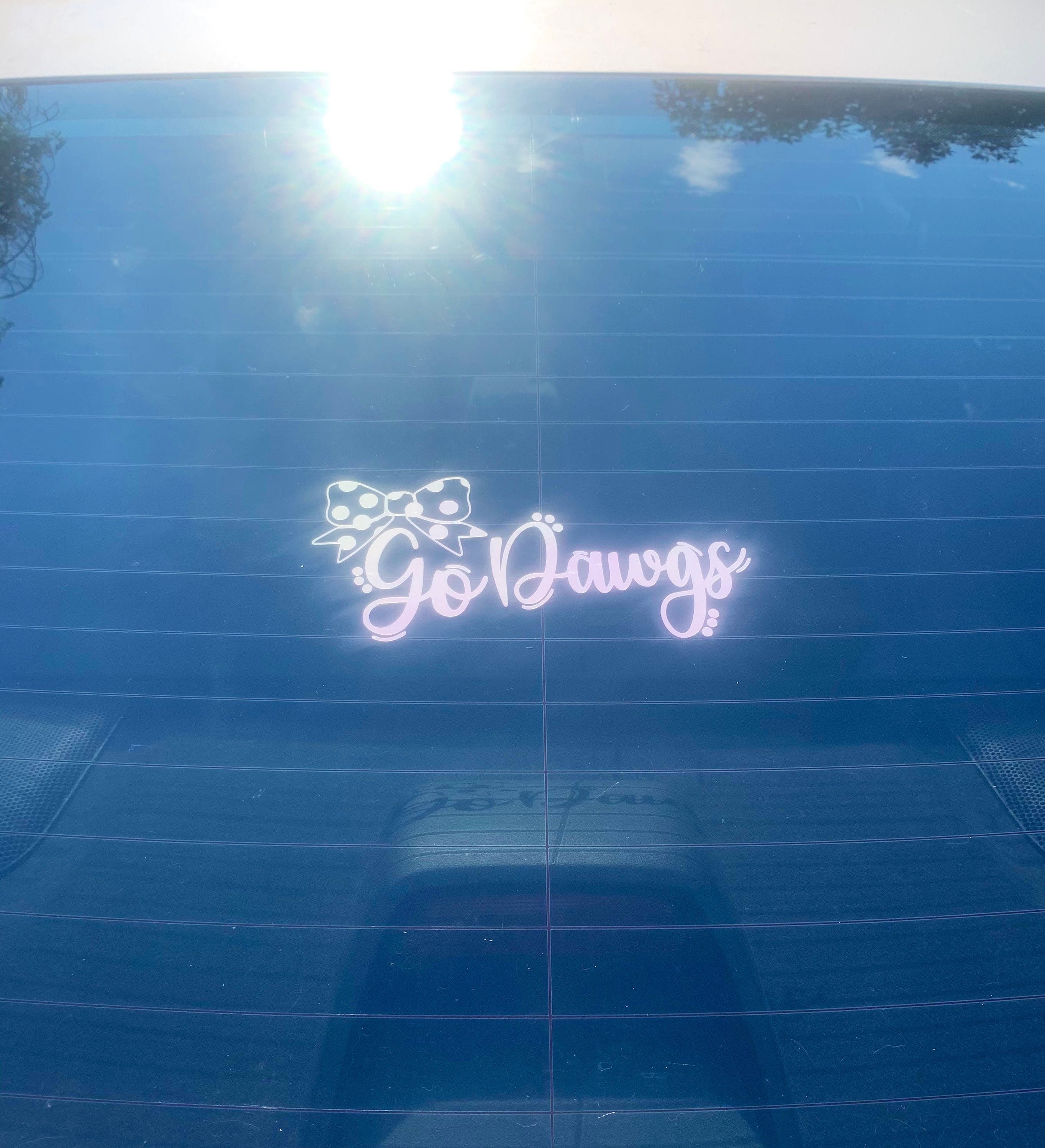 Go Dawgs Georgia Bulldogs Decal - Etsy