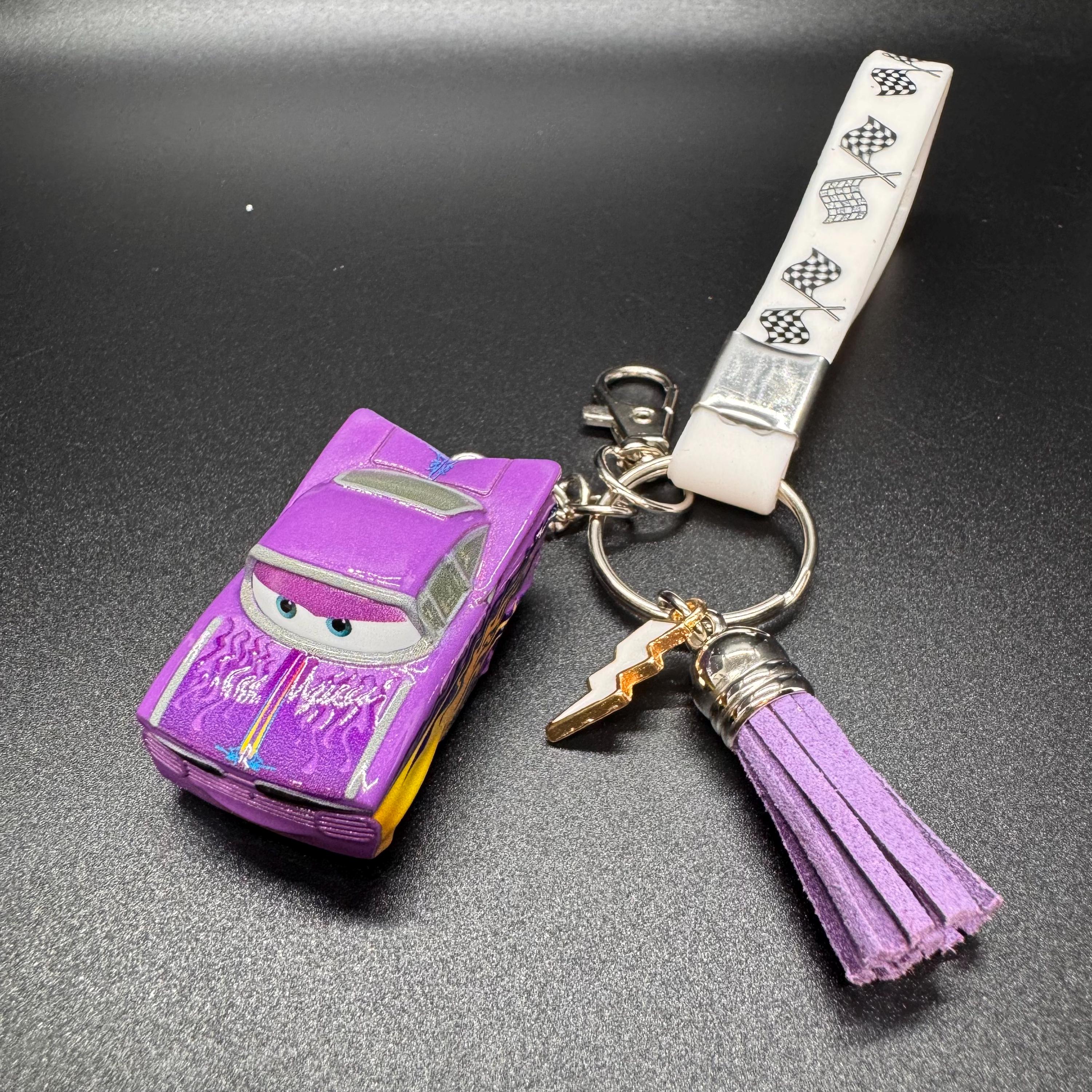 Custom Mini Racers Keychains Disney Pixar Cars Bag Clip, Keychain, Gift ...