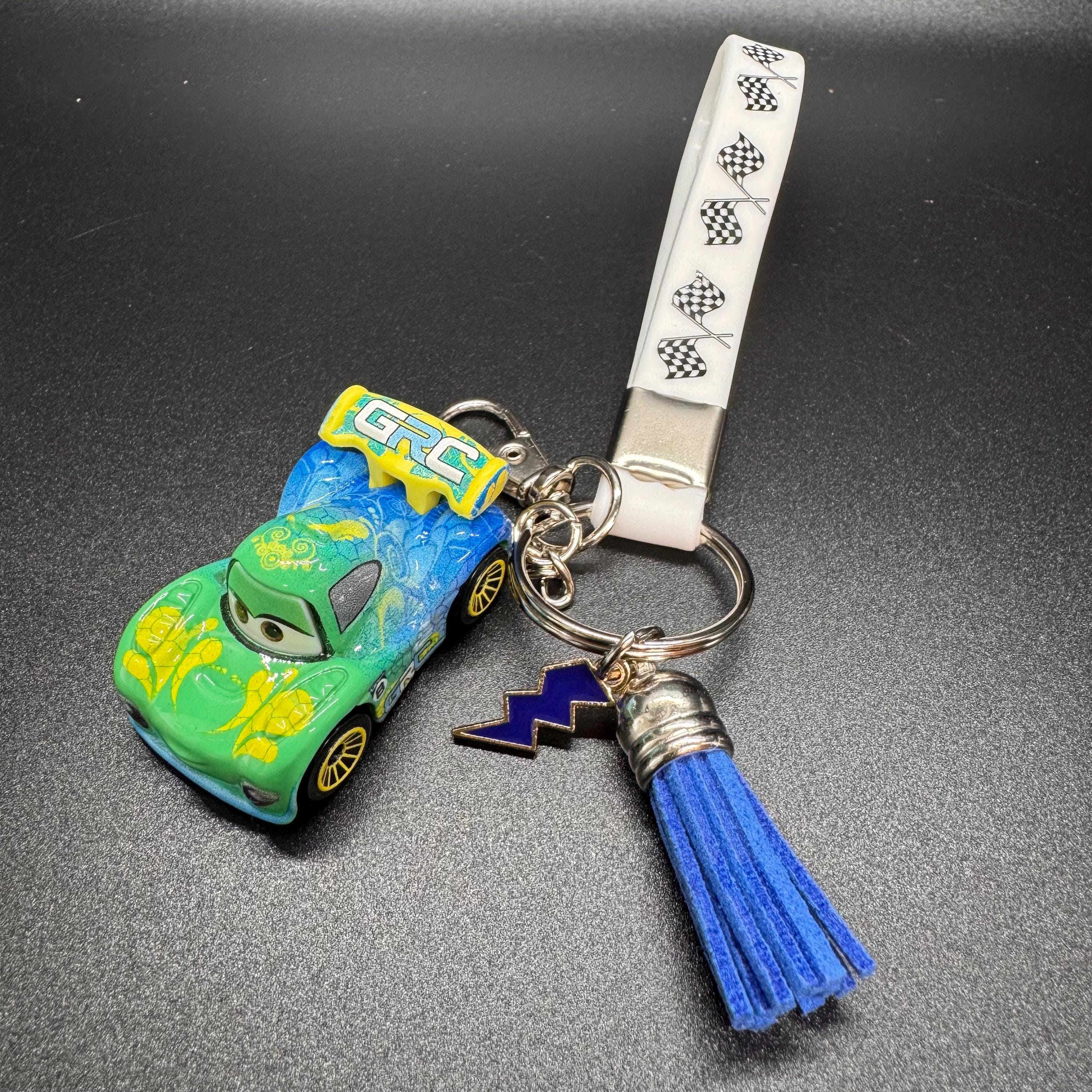 Custom Mini Racers Keychains Disney Pixar Cars Bag Clip, Keychain, Gift ...