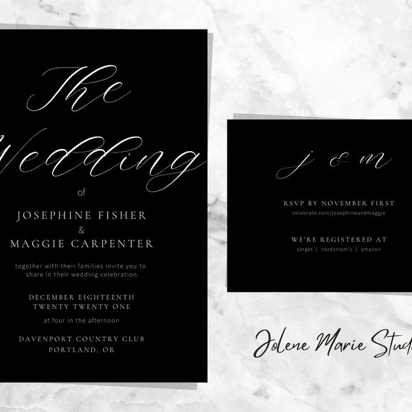 Free Sample Wedding Invitation - Etsy