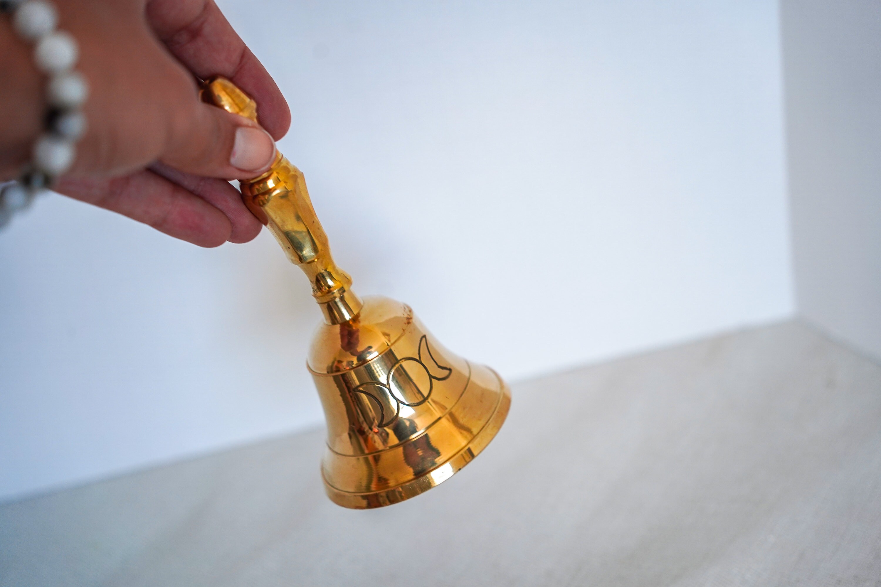 Triple Moon Altar Bell - Etsy