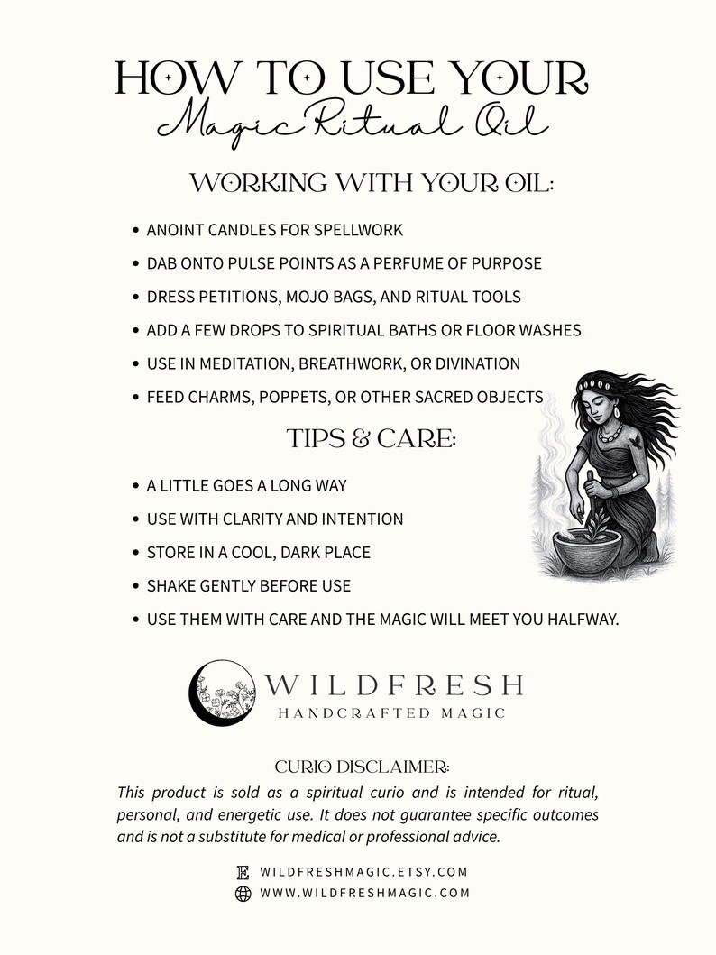 Oshun Sacred Goddess Oil – Orisha of Sweet Water Ritual Oil for Love ...