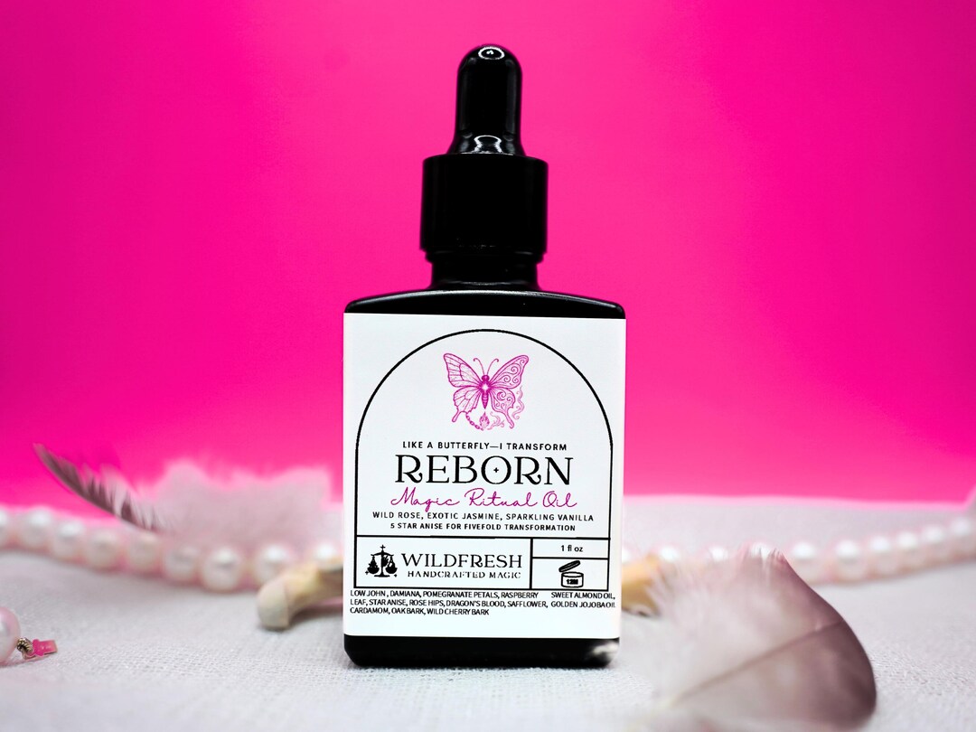 REBORN Magic Ritual Oil: Rose, Jasmine & Star Anise - Transformation ...